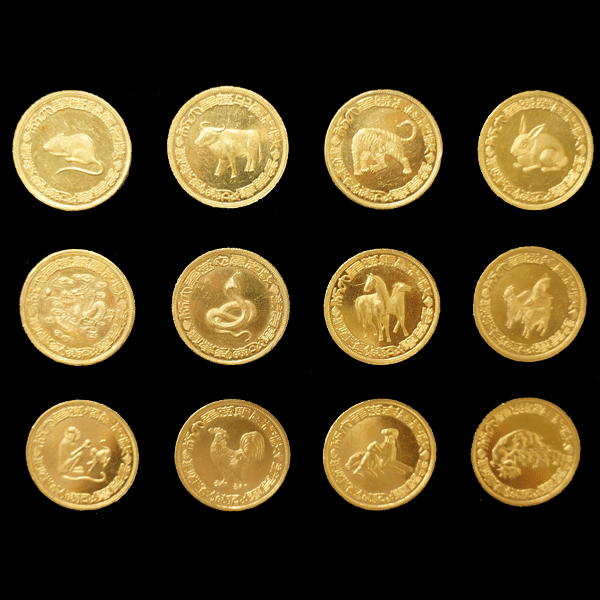 Selling for the spot price of gold! - Chow Tai Fook Lunar Gold Coin Set ...