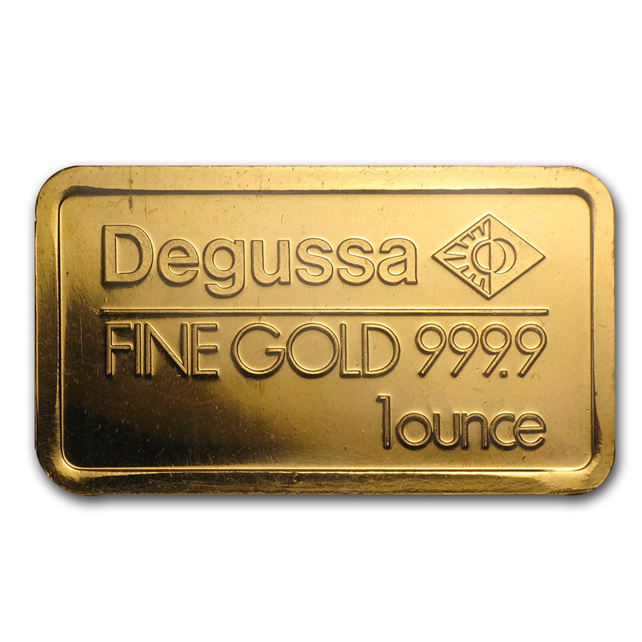 Degussa Gold Bar - 1 oz