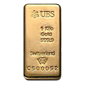 UBS Gold Cast Bar - 1000 g