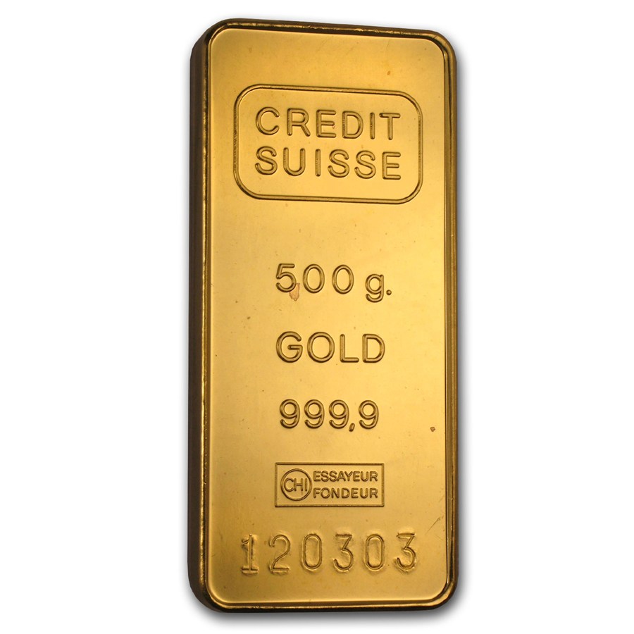 Credit Suisse Gold Bar 500 G Credit Suisse Gold Bar 500 G