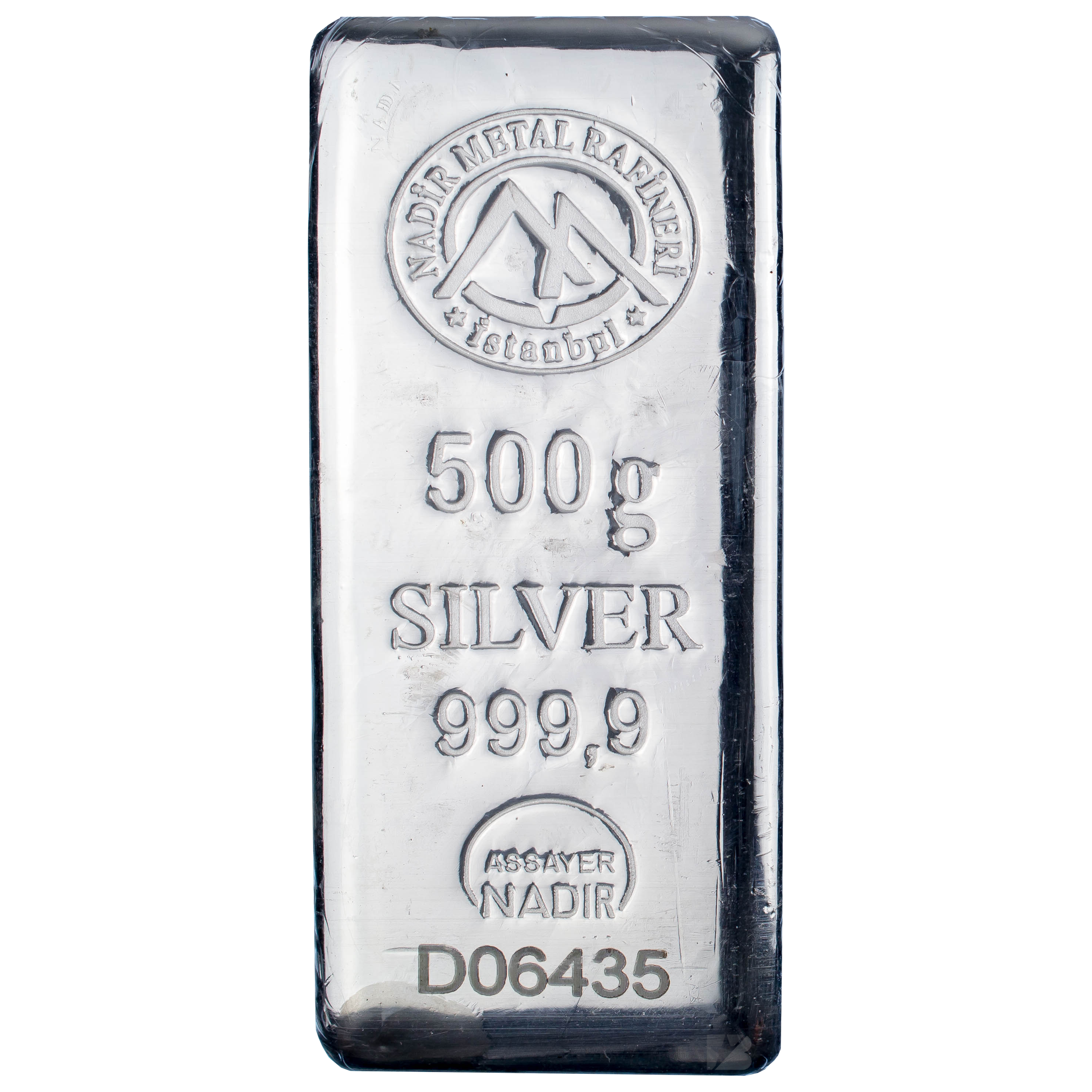 Nadir Refinery Silver Bar - 500 g